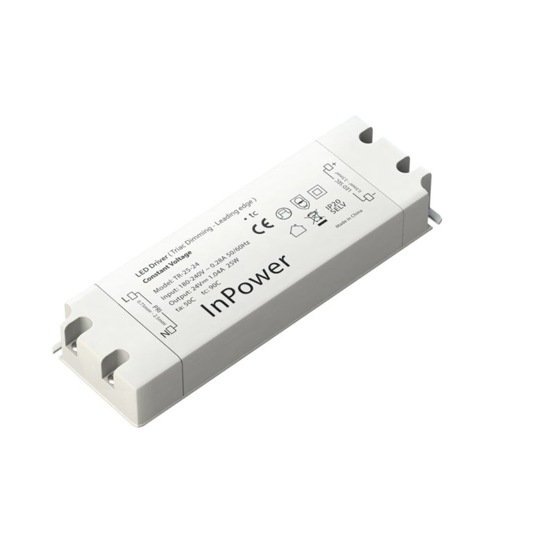25W TRIAC Mains Dimmable LED Driver, 12v/24v, IP20 - Instyle LED