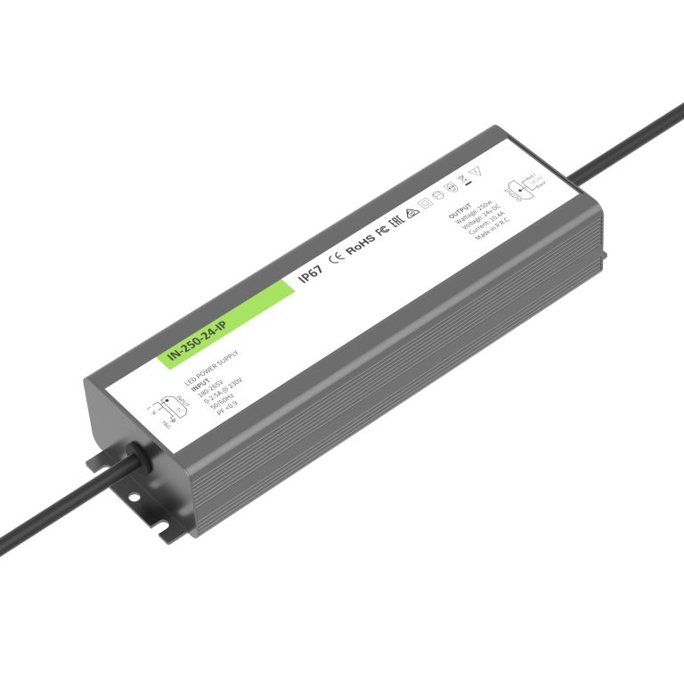 250W Constant Voltage, Waterproof LED Driver, 12v/24v, IP67 - Instyle LED
