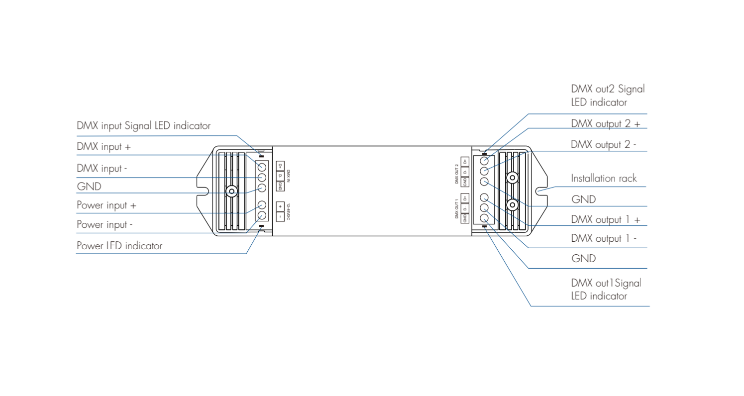 DMX 512 | Signal Booster - Instyle LED