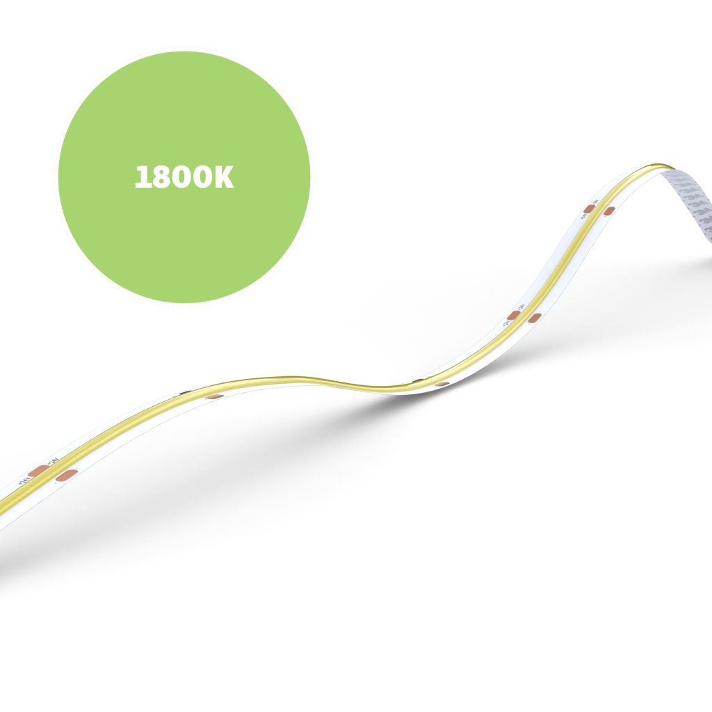10W 24V COB 1800K LED Strip Light | Ultra Warm White
