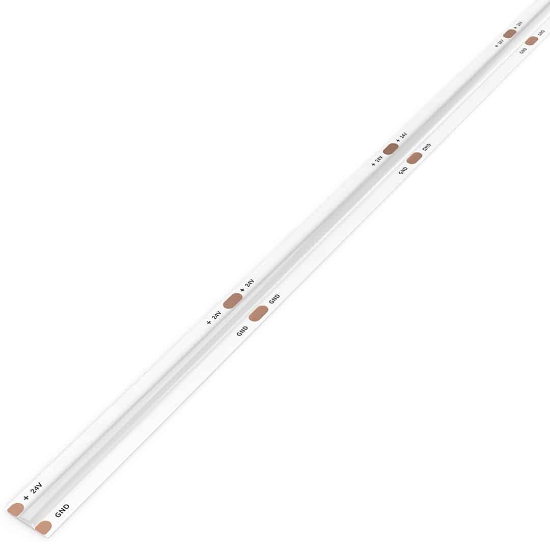 5-Watt No Dot White LED Strip Lights - using Chip-On-Board (COB) technology