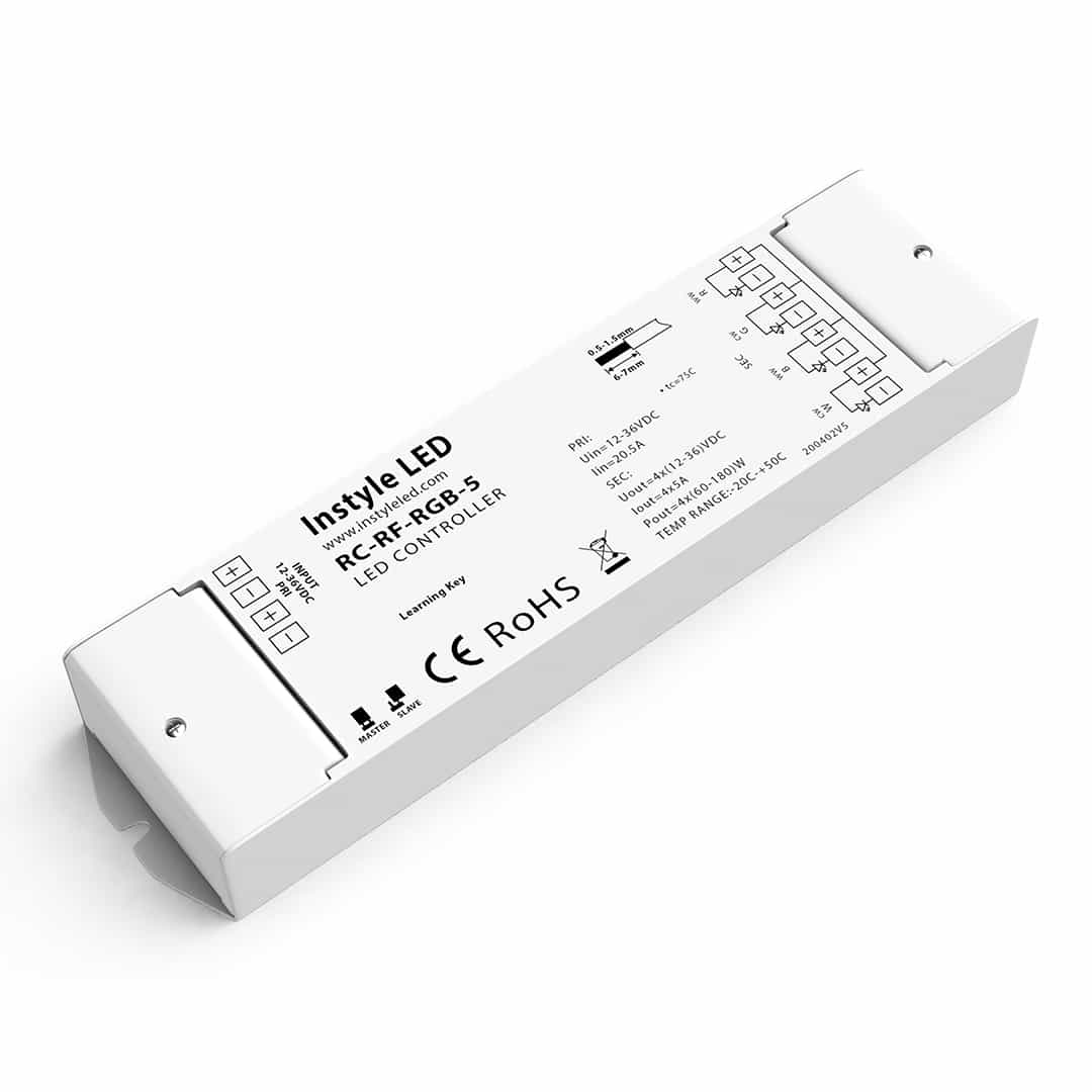 Multichannel Receiver for LED Strip Lights (4 x 5 amps)