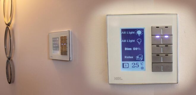 Warm white LEDs & smart home-automation - residential project