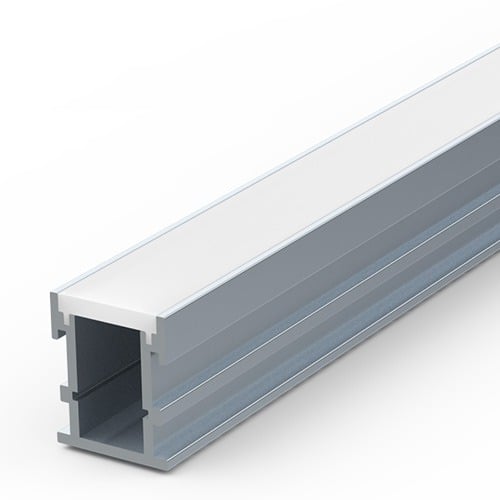 Walkover Profile for LED Strip Lights | recessed for footfall locations