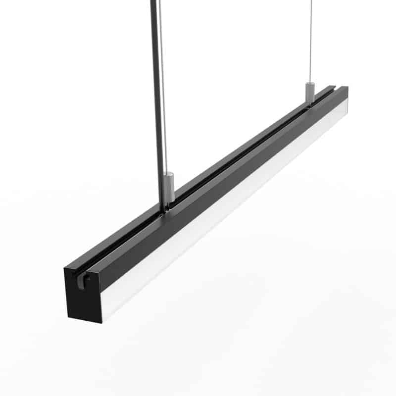 Tube Suspended LED Range | sturdy aluminium/polycarbonate build